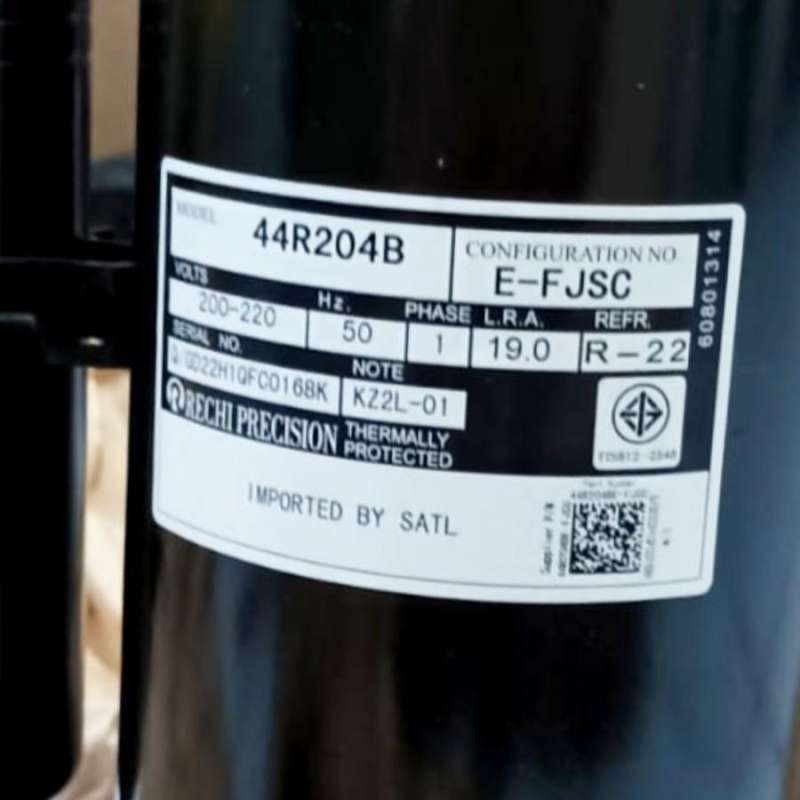 Jual Kompresor Ac Sharp R22 1pk Original (732) Di Seller Supra Tehnik 2 ...