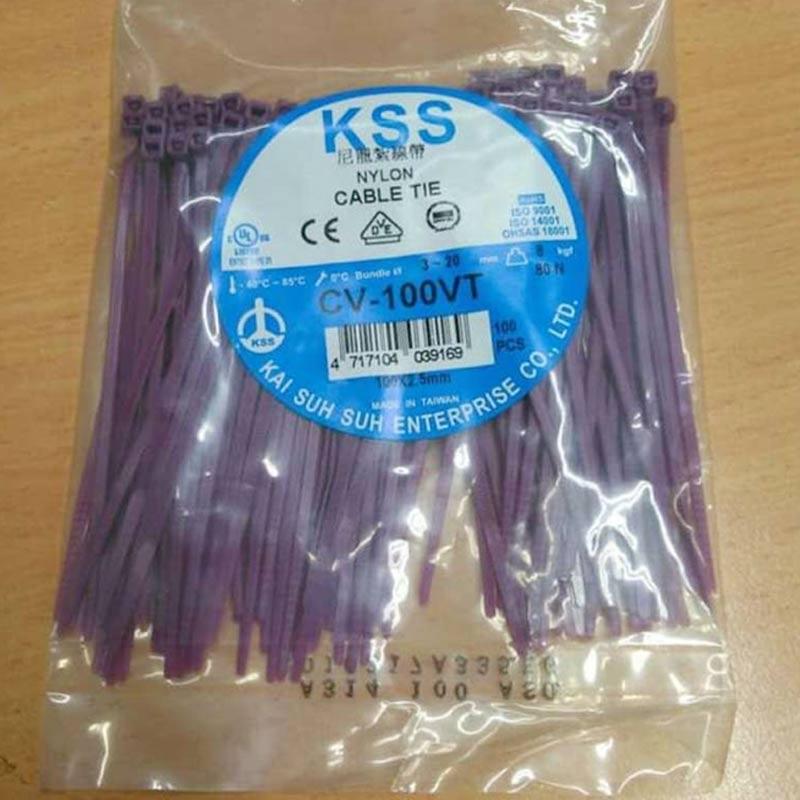 Jual KSS CV-100 Nylon Cable Tie - Violet [100 mm/ 600 pcs] di Seller Estorebyrisacorps ...