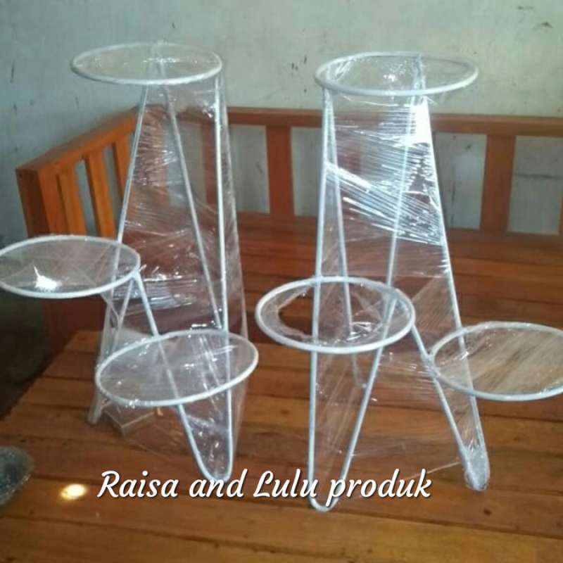 Promo Rak Standing Pot Besi 3 Lubang - Multicolor Diskon 10% di Seller ...