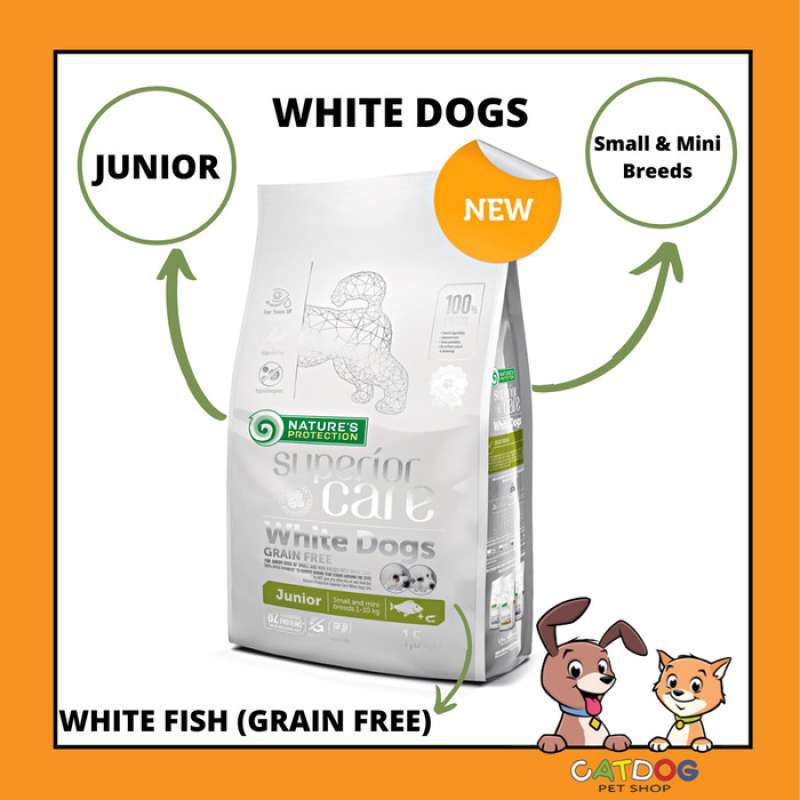 Jual Nature'S Protection Dog Superior Care White Dog Junior Whitefish 1 ...