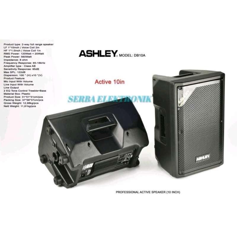 Jual Speaker aktif Ashley DB10A DB 10A original 10inch di Seller Serba ...