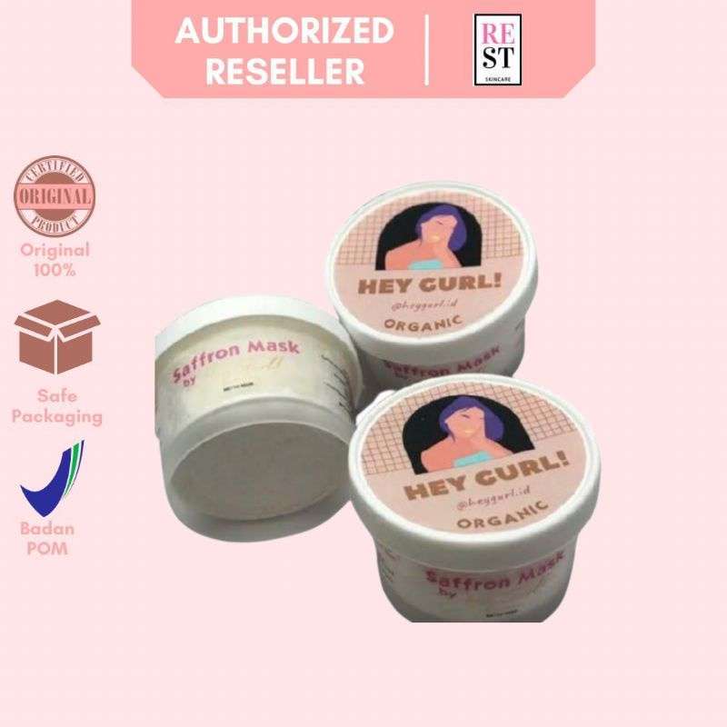Jual [free Spatula] Saffron Mask By Heygurl Mask Original (reseller ...