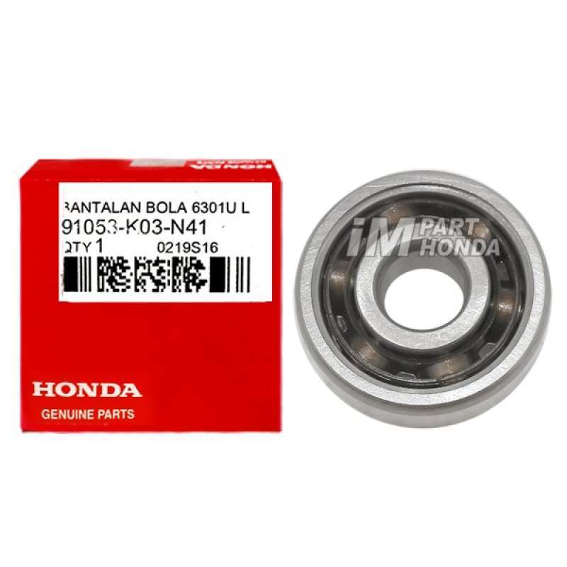 Jual Ahm 91053-k03-n41 Laher Laker Roda Bearing Ball 6301 U Pakai Tutup ...