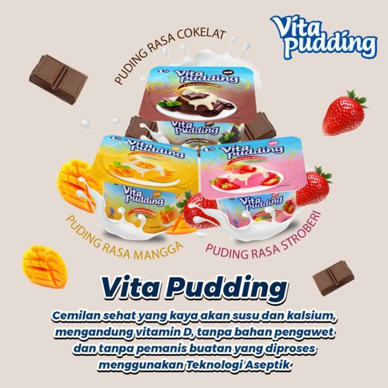 Jual Vita Pudding Mangga 105gr - [1 Pcs] Di Seller Anazwa Mart - Kebon ...