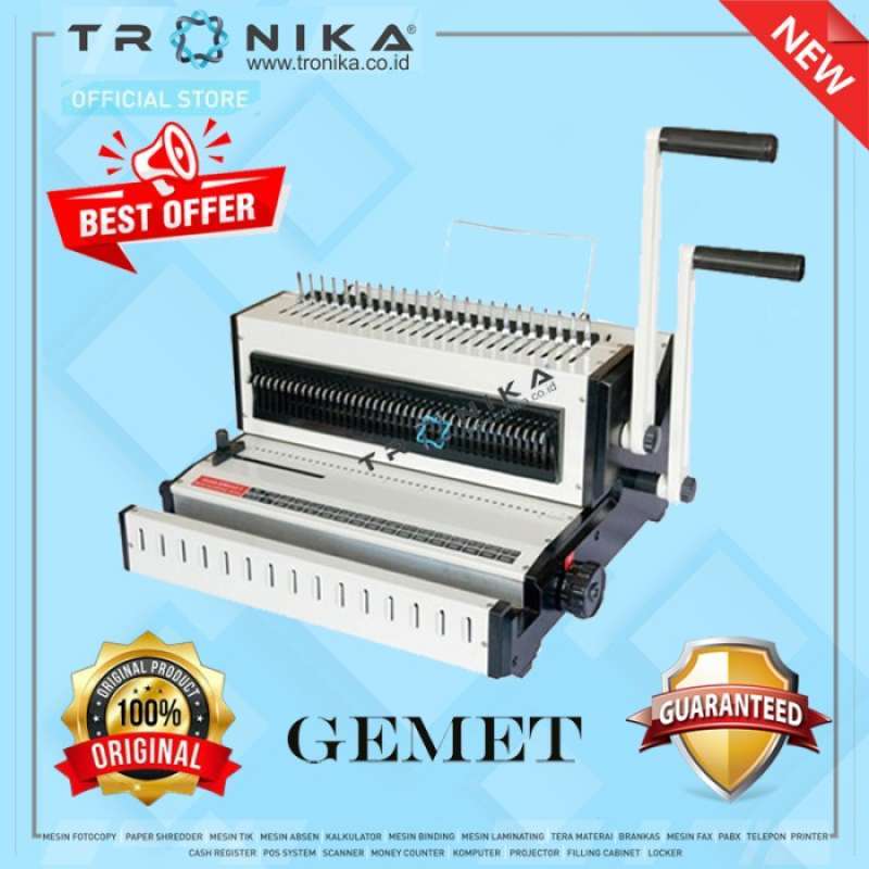 Jual Mesin Jilid GEMET D-2050 Garansi Resmi di Seller Tronika - Kota ...