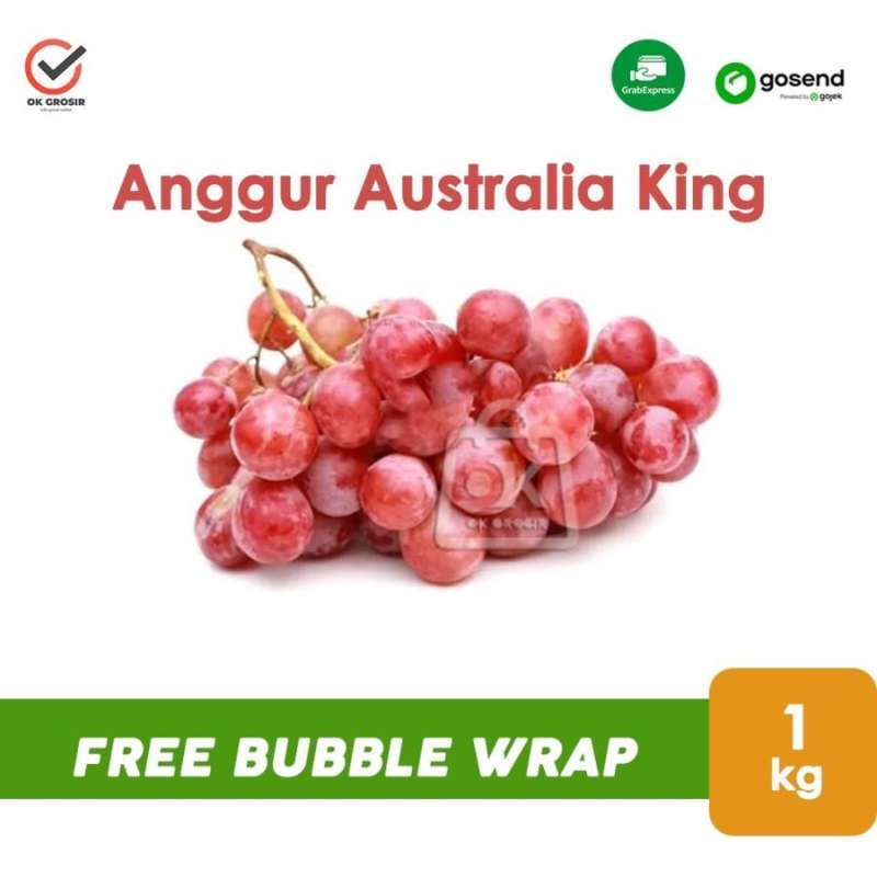 Jual Buah Anggur Australia King (KHUSUS INSTANT) - Pandol 500g Halal di ...
