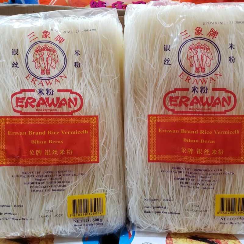 Jual Erawan Brand Rice Vermicili , Bihun Beras import Thailand 500gr di ...