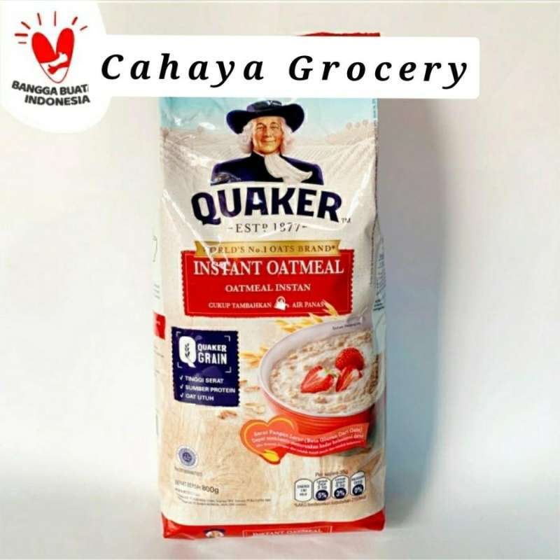 Jual Quaker Instant Oatmeal 800gr Di Seller Cahaya Grocery - Pluit ...