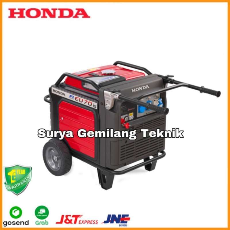 Jual MESIN GENSET EU70is HONDA GENERATOR EU 70 is 7000 WATT 7,5KVA di ...