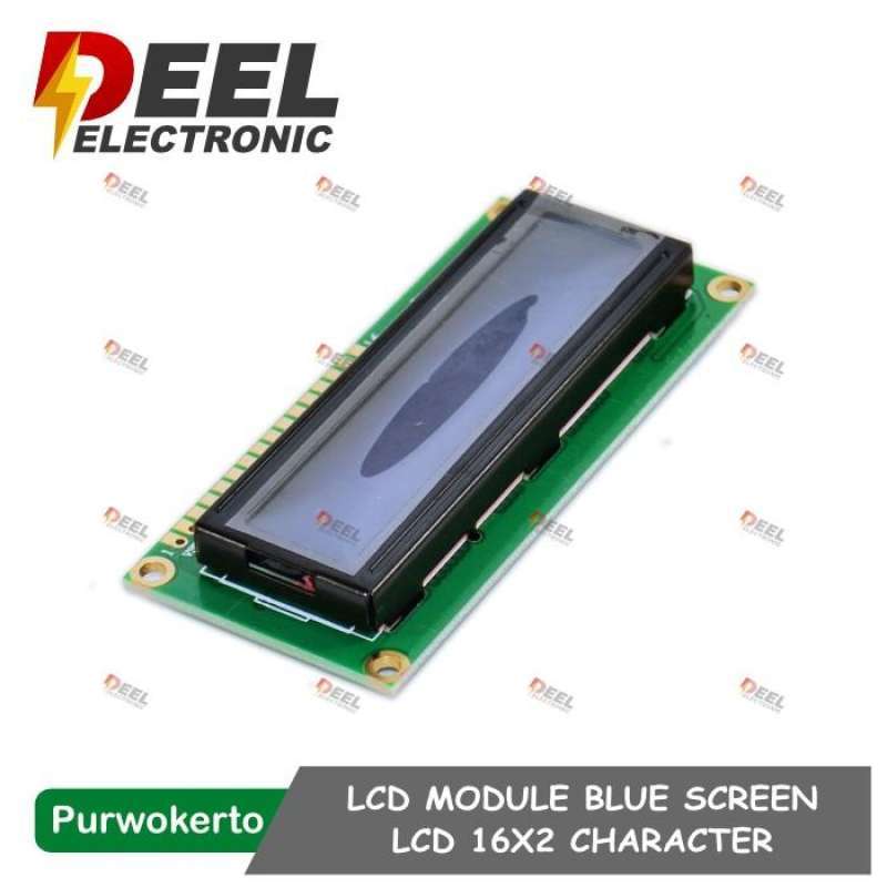 Jual LCD DISPLAY MODULE BLUE 16X2 CHARACTER LCD 1602 BIRU BACKLIGH ...