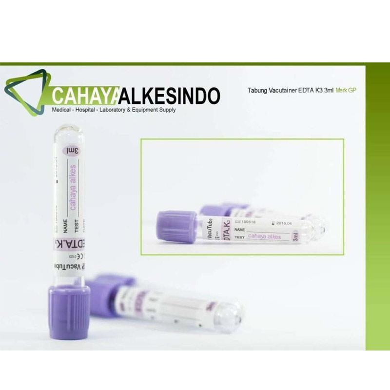 Jual Tabung Vacutainer EDTA K3 3ml GP di Seller Cahaya Alkesindo - Kota Tangerang Selatan ...