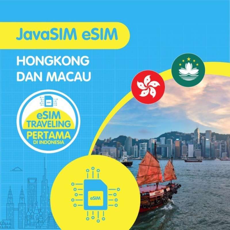Jual JavaSIM eSIM Travel Hong Kong Macau Unlimited - 10 Hari di Seller ...