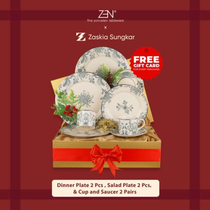 Jual ZEN Hampers/Parcel Piring Keramik Set Zaskia Sungkar Signature ...