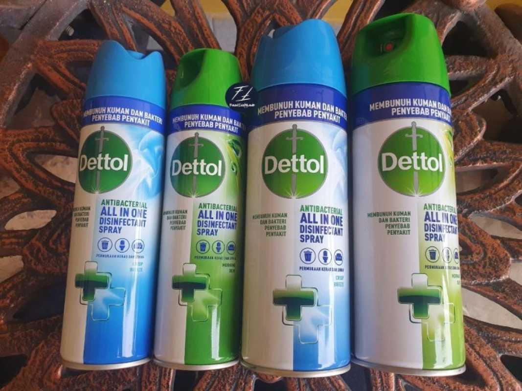 Jual Dettol Desinfectant Desinfektan Spray 450 Ml Crisp Breeze Biru ...