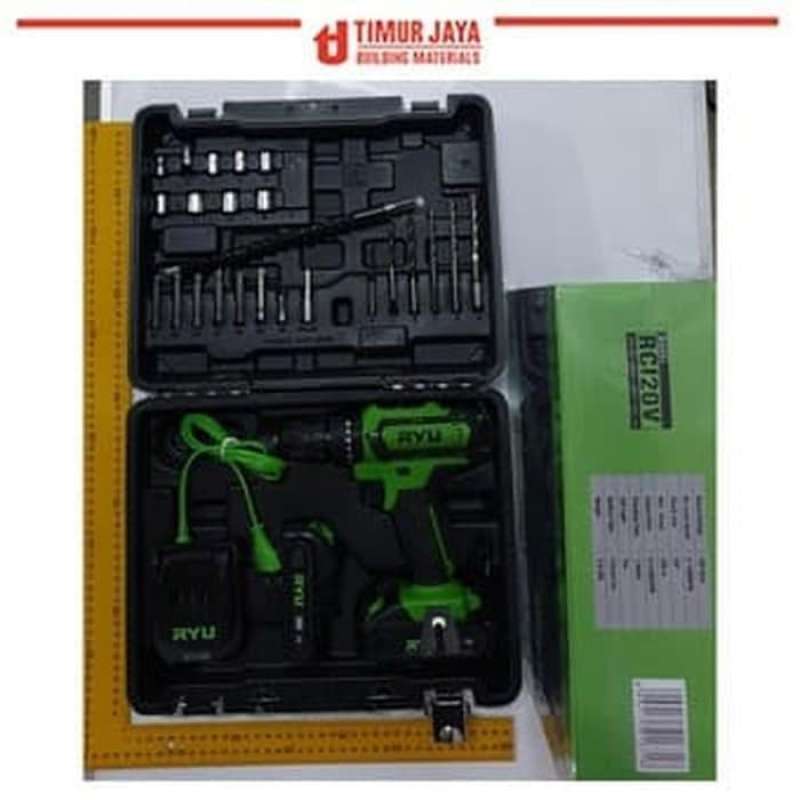 Jual Ryu 20V Koper Rci20V Cordless Impact Drill Mesin Bor Baterai Tembok di Seller CittyShop99 ...