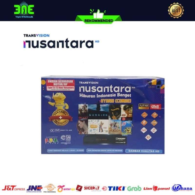 Jual Transvision Nusantara Combo Receiver Parabola & Set Top Box Tv Dvb ...