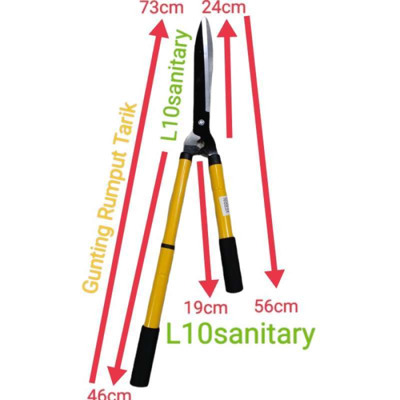 Promo Gunting Rumput TARIK / Gunting Pemotong Rumput Dahan Taman PANJANG Diskon 58% di Seller ...
