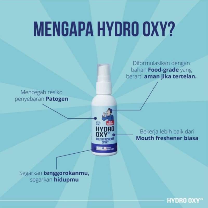 Promo Hydro Oxy 2.0 Spray 60ml Diskon 23% Di Seller Alkesmu Store ...