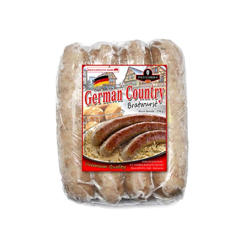 Jual Denpasar - Sven's Choice German Country Bratwurst Sosis Babi [320 ...