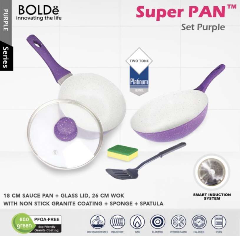 Jual BOLDe Super Pan Set Granite Series 3 Varian Original di Seller ...