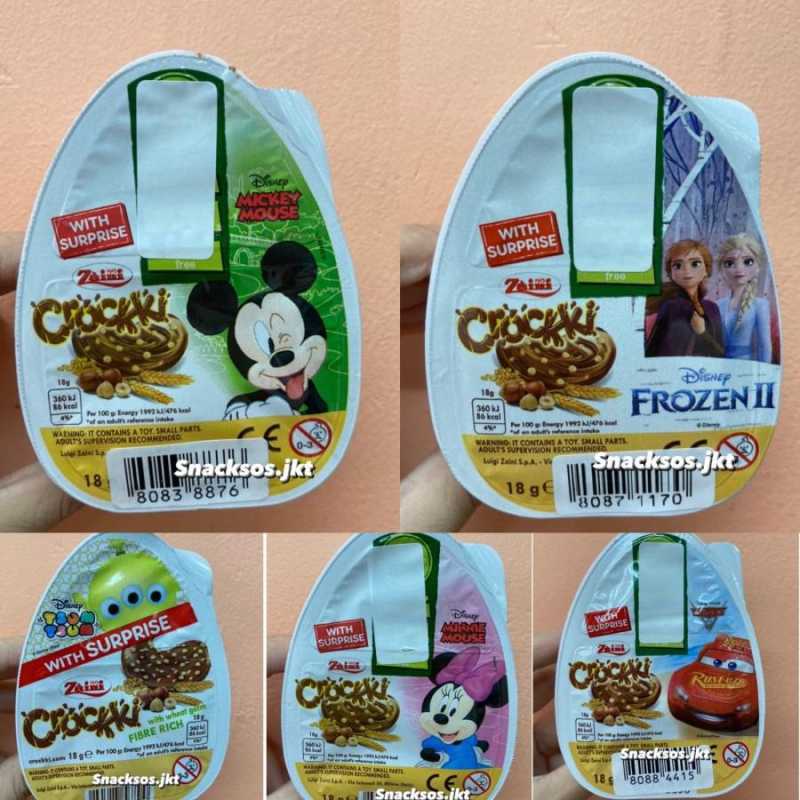 Jual ZAINI CROCKKI HAZELNUT CHOCOLATE KINDER JOY MICKEY / MINNIE ...