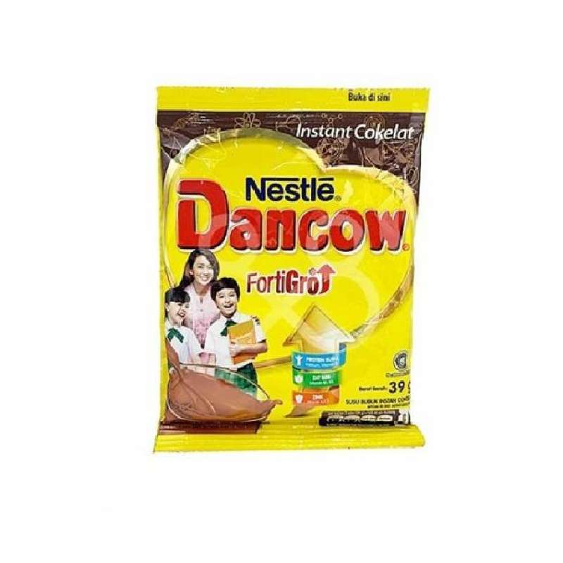 Jual Dancow Fortigro Sachet 1 Renteng 10pcs 39gr/susu Bubuk/milk Di ...