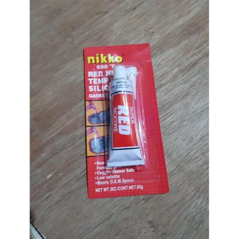Jual lem silicone red metah nikko original 35gram besar High temp 650 ...