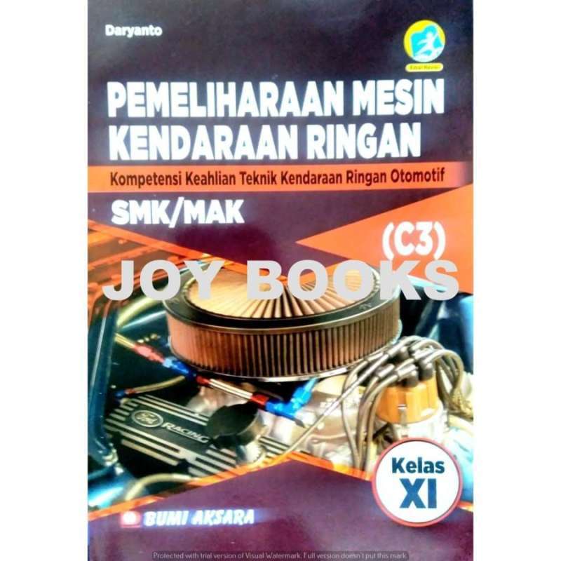 Jual BUKU PEMELIHARAAN MESIN KENDARAAN RINGAN BUMI AKSARA SMK MAK KELAS ...