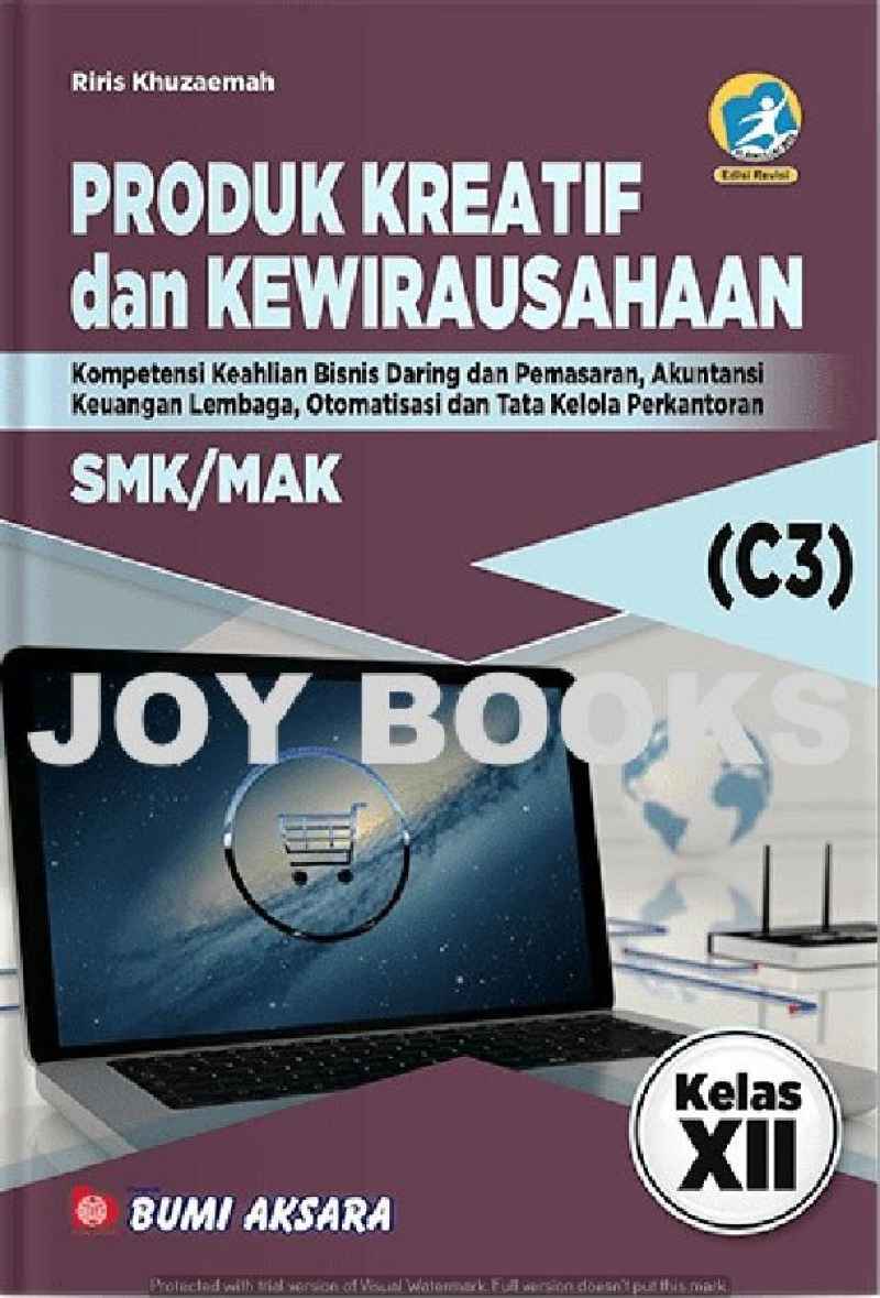 Jual BUKU PRODUK KREATIF KEWIRAUSAHAAN BISNIS DARING BUMI AKSARA KELAS XII di Seller Joy Books ...