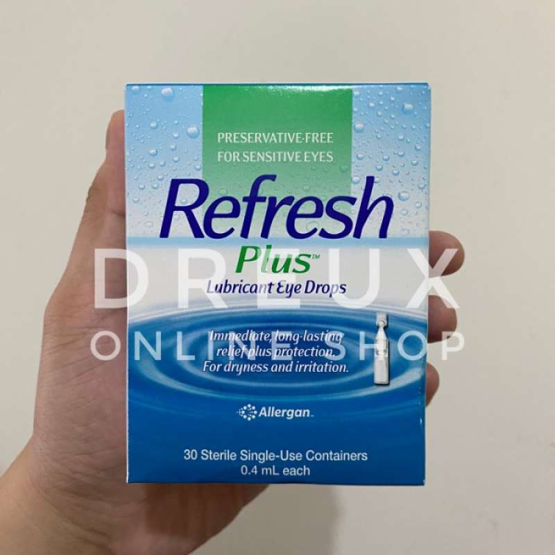 Promo [IMPORT] REFRESH PLUS Lubricant Eye Drops 30 Vials x 0.4ml / Box ...