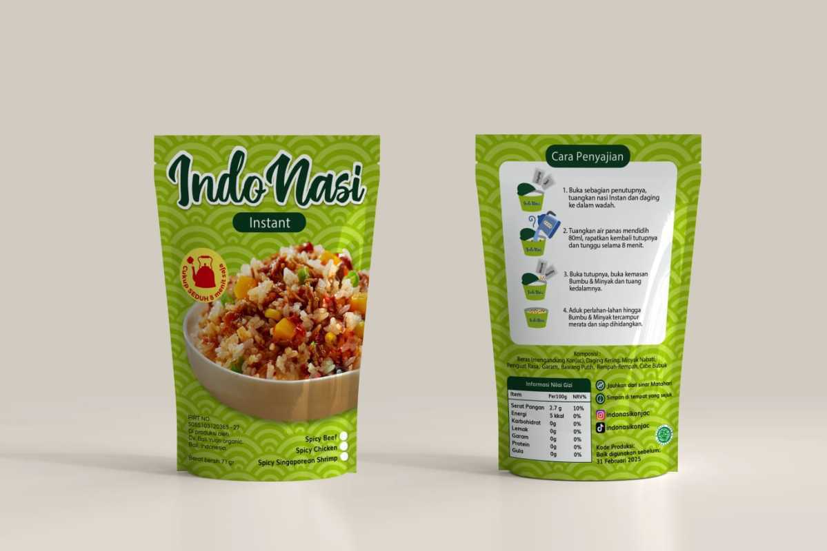 Jual Konjac Rice /Indonasi 3 varian - Beras Instan Siap Saji dengan ...