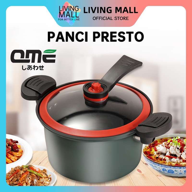 Jual Panci Presto Teflon 3.5l Anti Lengket/micro Pressure Cooker 22cm Di Seller Skyshop29 ...