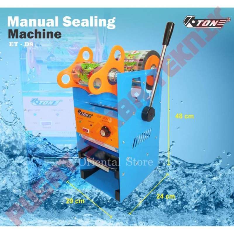 Jual Mesin Cup Sealer Cup Sealer Manual Alat Pres Gelas Plastik