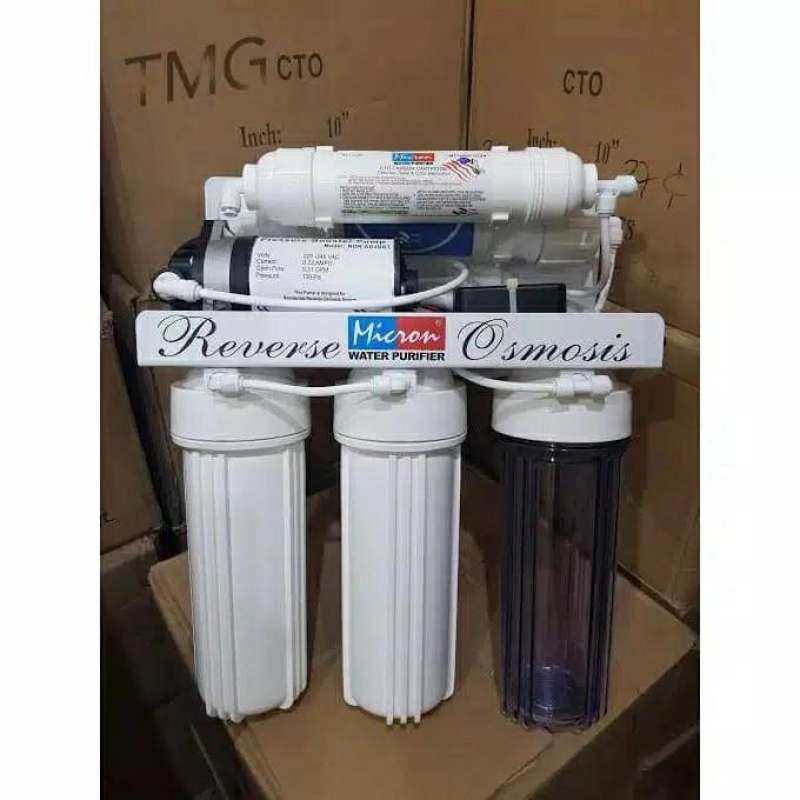Jual Mesin Reverse Osmosis (RO) Micron 100 Gpd / Filter Air Minum 100 Gpd di Seller Mega Tehnik ...