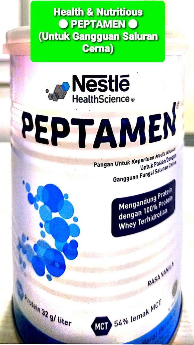 Jual SUSU PEPTAMEN GANGGUAN PENCERNAAN DEWASA 400 GRAM VANILA NESTLE di Seller Health ...
