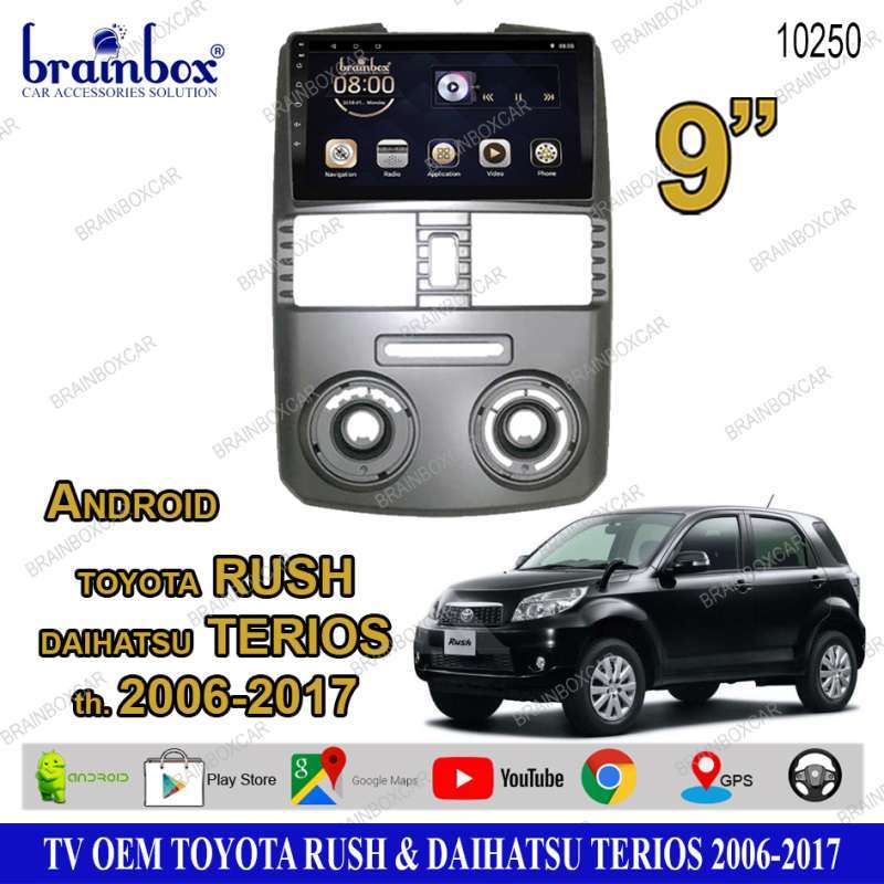Jual Brainbox Tv Mobil Oem Toyota Rush Terios 2006-2017 Android ...