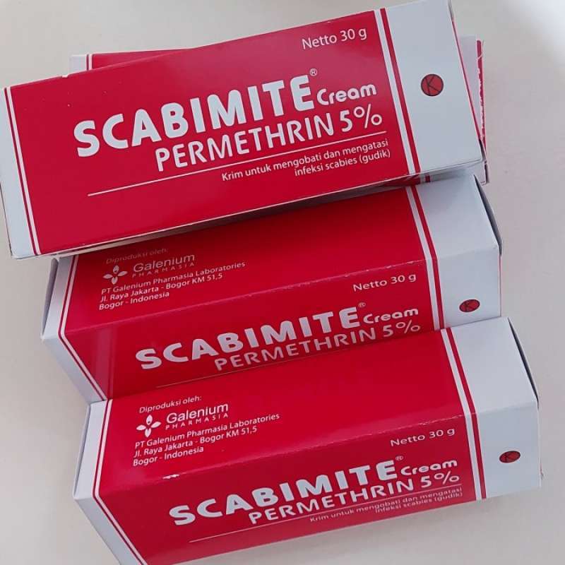 Jual Original Scabimit Cream 30Gr Krim Kudis Dan Tungau Dan Kutu ...