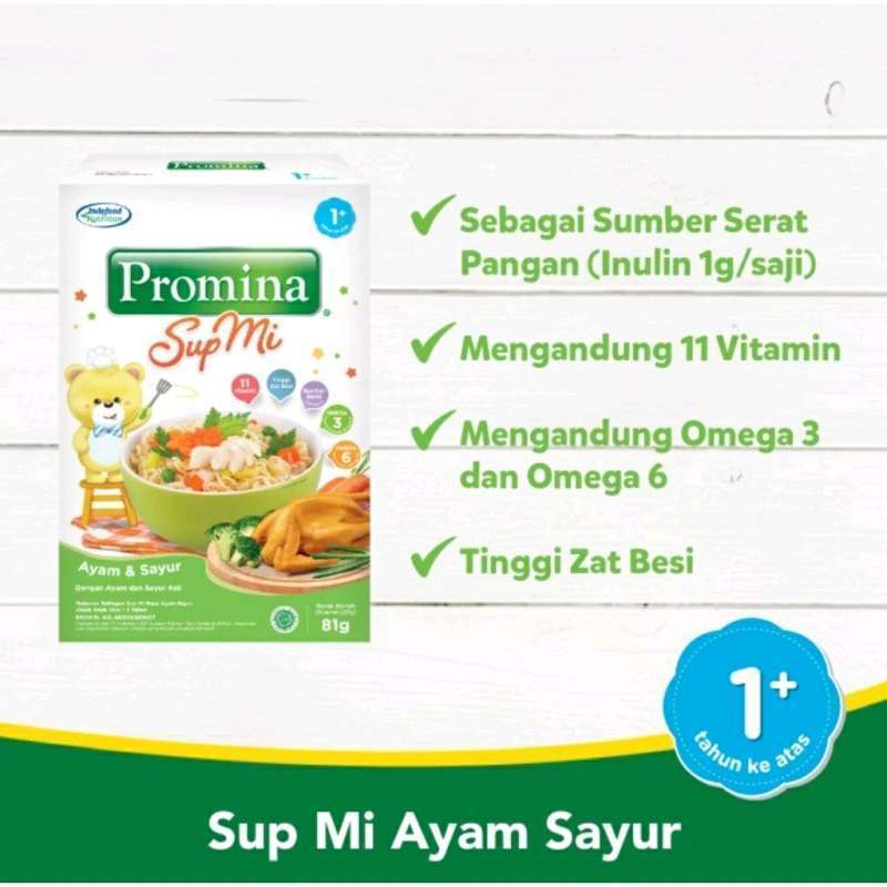 Promo Promina Sup Mi Promina Sup Mie Ayam Sayur 81 gram Diskon 5% di ...