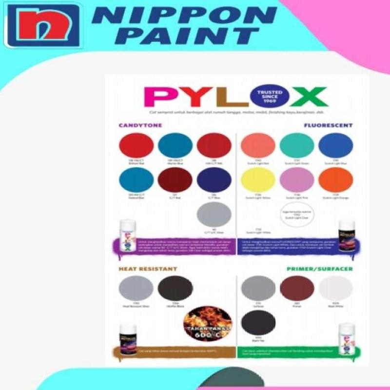 Promo 300Cc 124 Silver Pylox Cat Semprot Nippon Paint Promo Diskon 50% ...