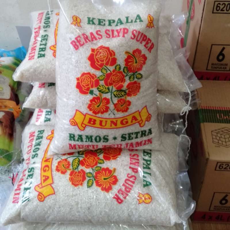 Jual Beras Ramos Cap Bunga 5 Kg Di Seller Toko Fiermart - Cilangkap ...