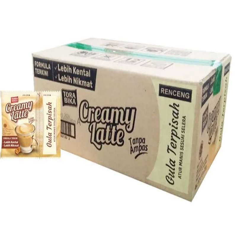 Jual Torabika Creamy Latte Kopi Instan [25 G/ 120 Sachet/ Karton] Di ...