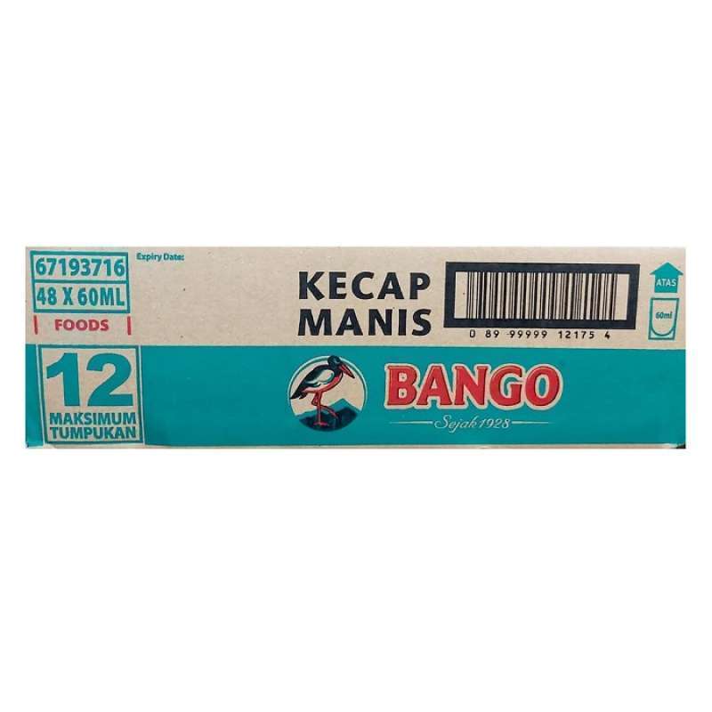 Promo Bango Kecap Manis 60 ml [48 pcs/ Karton] Diskon 13% di Seller ...