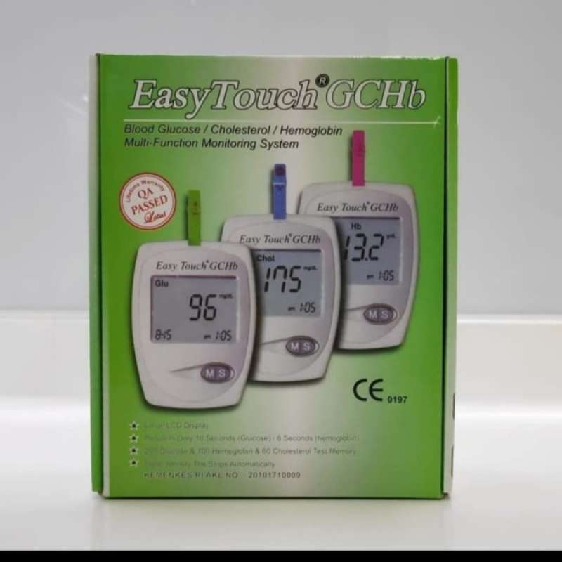Promo alat easy touch hb 3in1 alat chek gula darah cholesterol ...