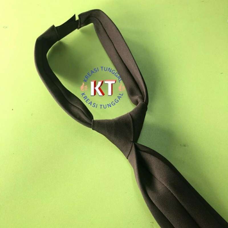 Jual Dasi Coklat Polos Satpam/security Model Baru Di Seller ...