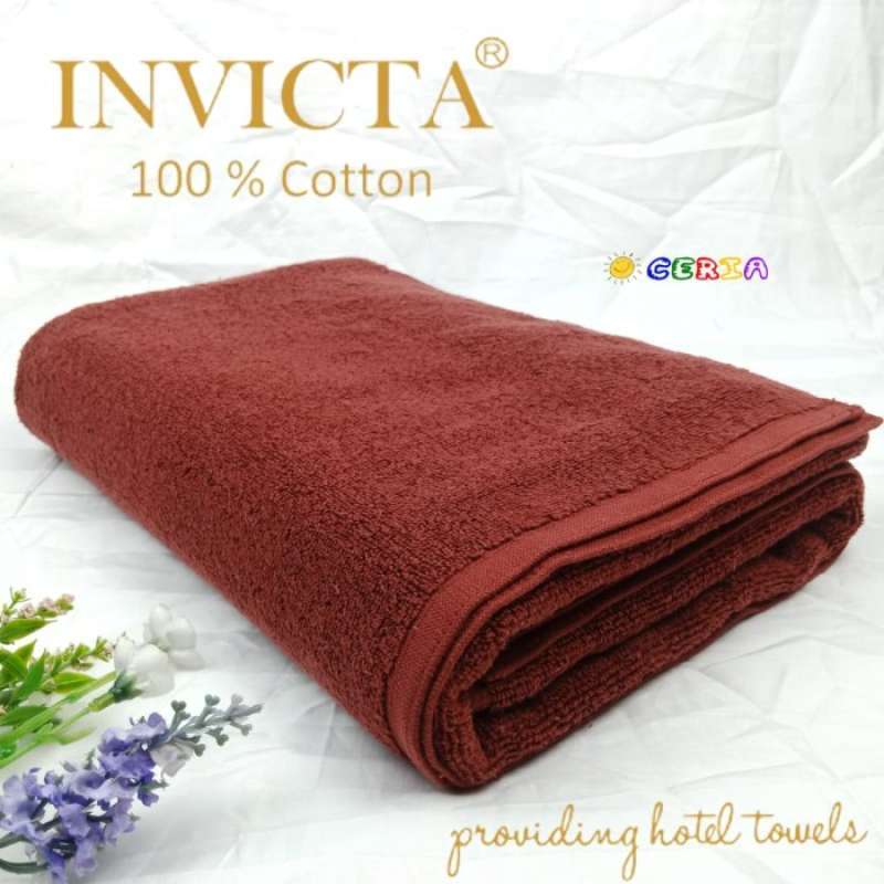 Promo Handuk Mandi Hotel Tebal Invicta biru navy 550 Gram Diskon 5% di ...