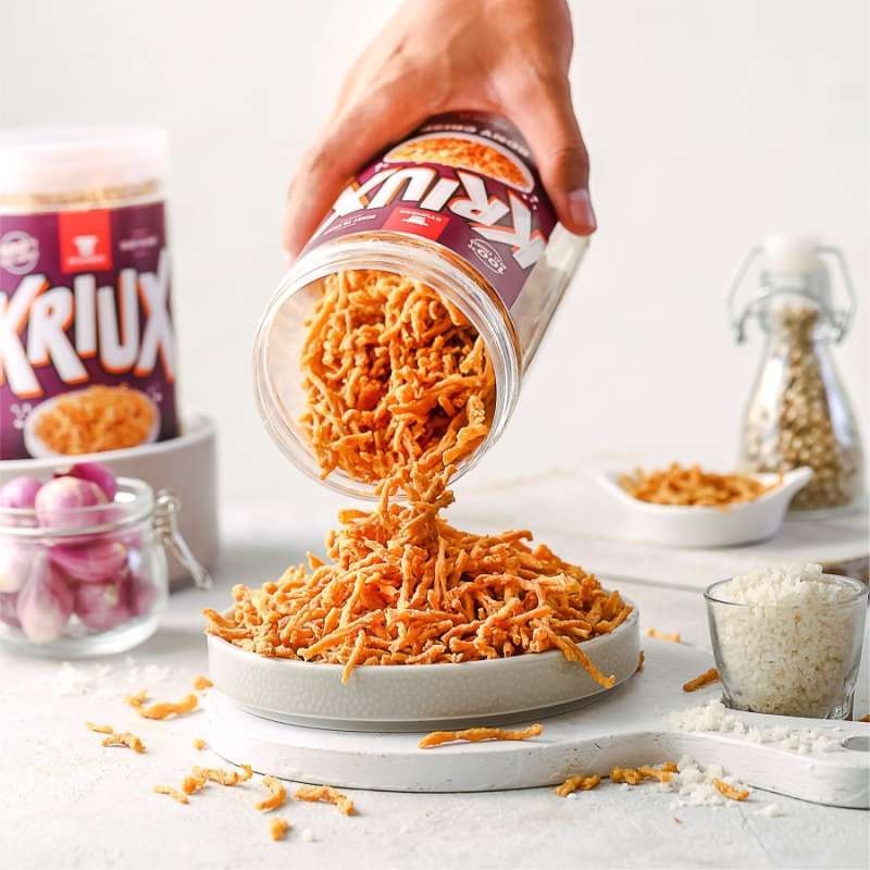 Promo JAMUR CRISPY ENOKI KRISPI CEMILAN MAKANAN RINGAN SNACK KRIUX ...