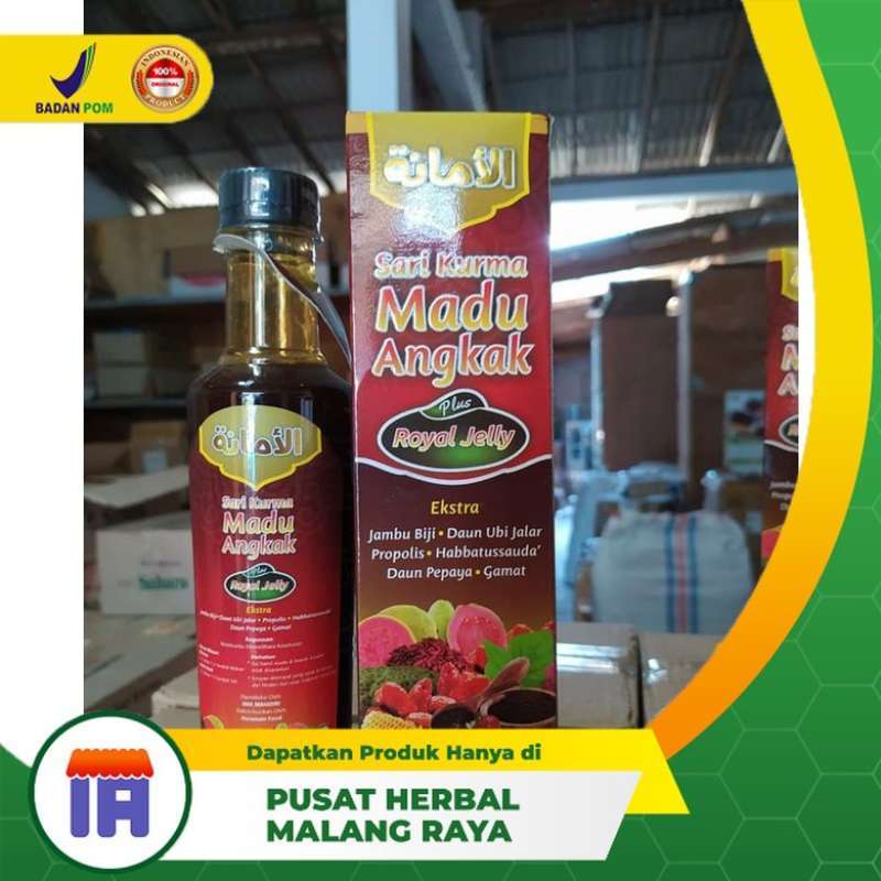 Promo Obat Darah Rendah Ampuh Herbal Sari Kurma Madu Angkak Amanah 470 ...