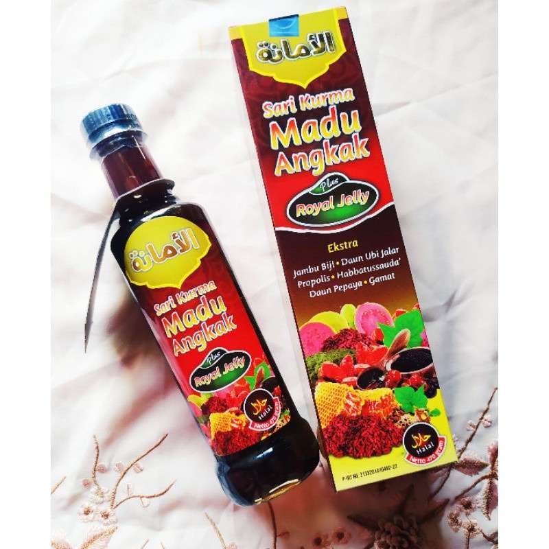 Promo Obat Darah Rendah Ampuh Herbal Sari Kurma Madu Angkak Amanah 470 ...