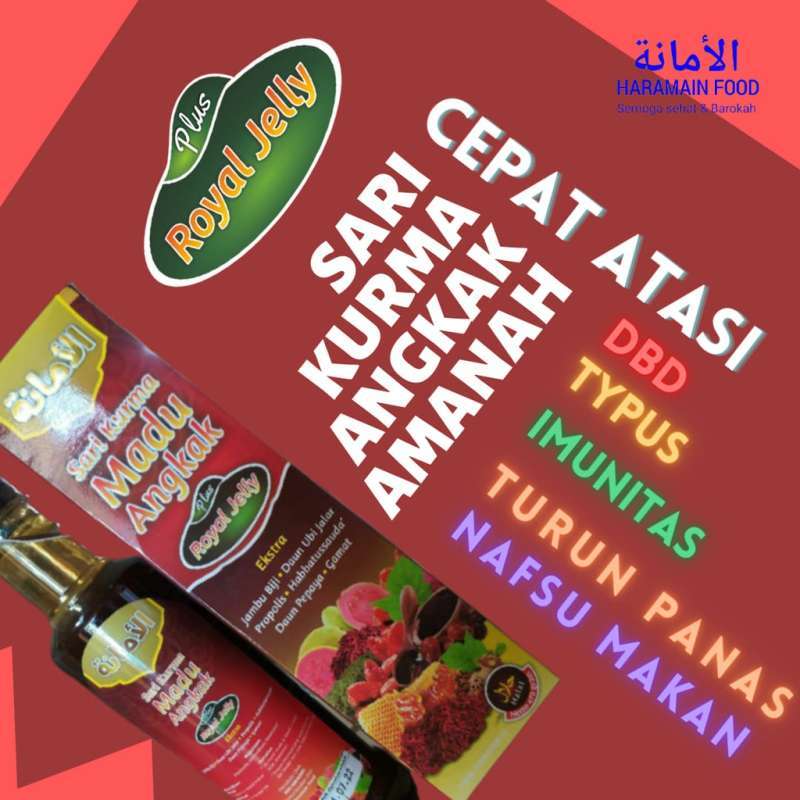 Promo Obat Darah Rendah Ampuh Herbal Sari Kurma Madu Angkak Amanah 470 ...