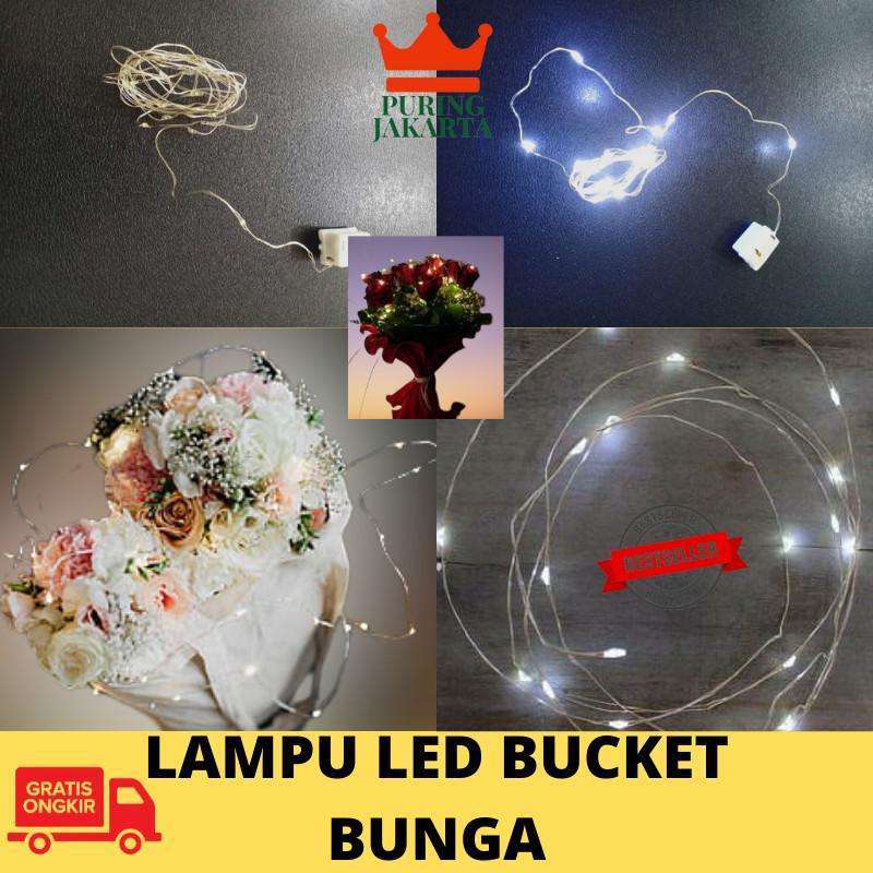 Jual Lampu Buket Bunga Led White - 2 Meter Premium Orginal Import Di ...